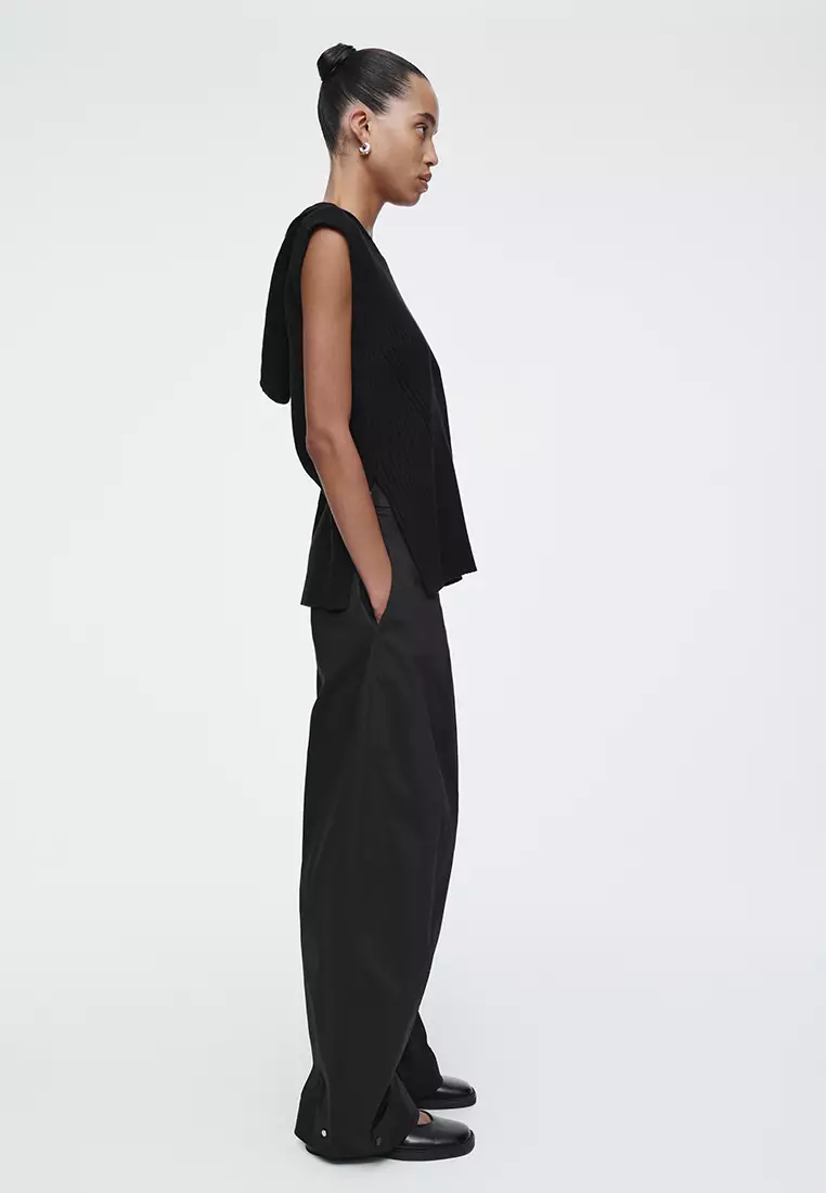 Buy COS Barrel-Leg Utility Trousers Online | ZALORA Malaysia