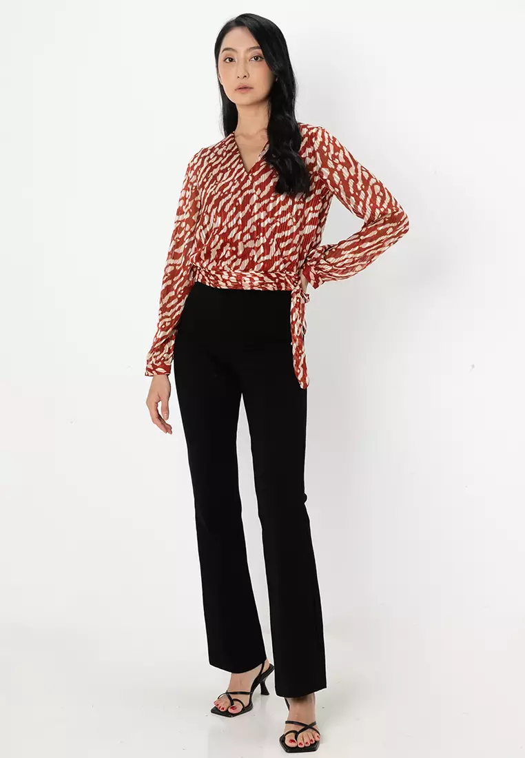 Buy Vero Moda Rie Wrap Top 2025 Online | ZALORA Philippines