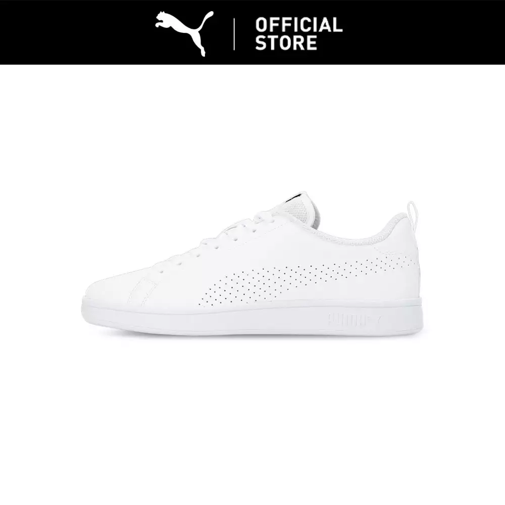 Jual PUMA PUMA Smash Ace Trainers Unisex White-Black Original 2026 ...