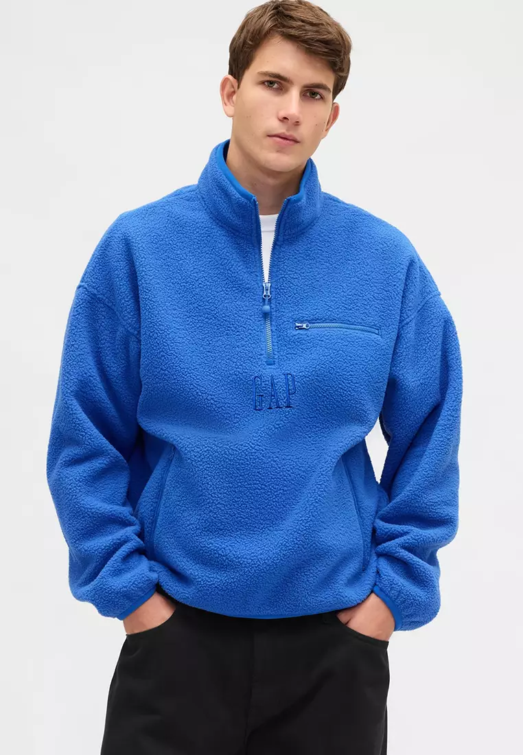 Jual GAP Oversized Half-Zip Logo Pullover Original 2025 | ZALORA ...