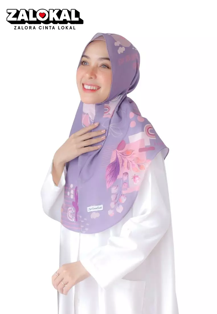 Jual Hijab Wanita Hijab Instan Baiti Rainbow Varian Violetta