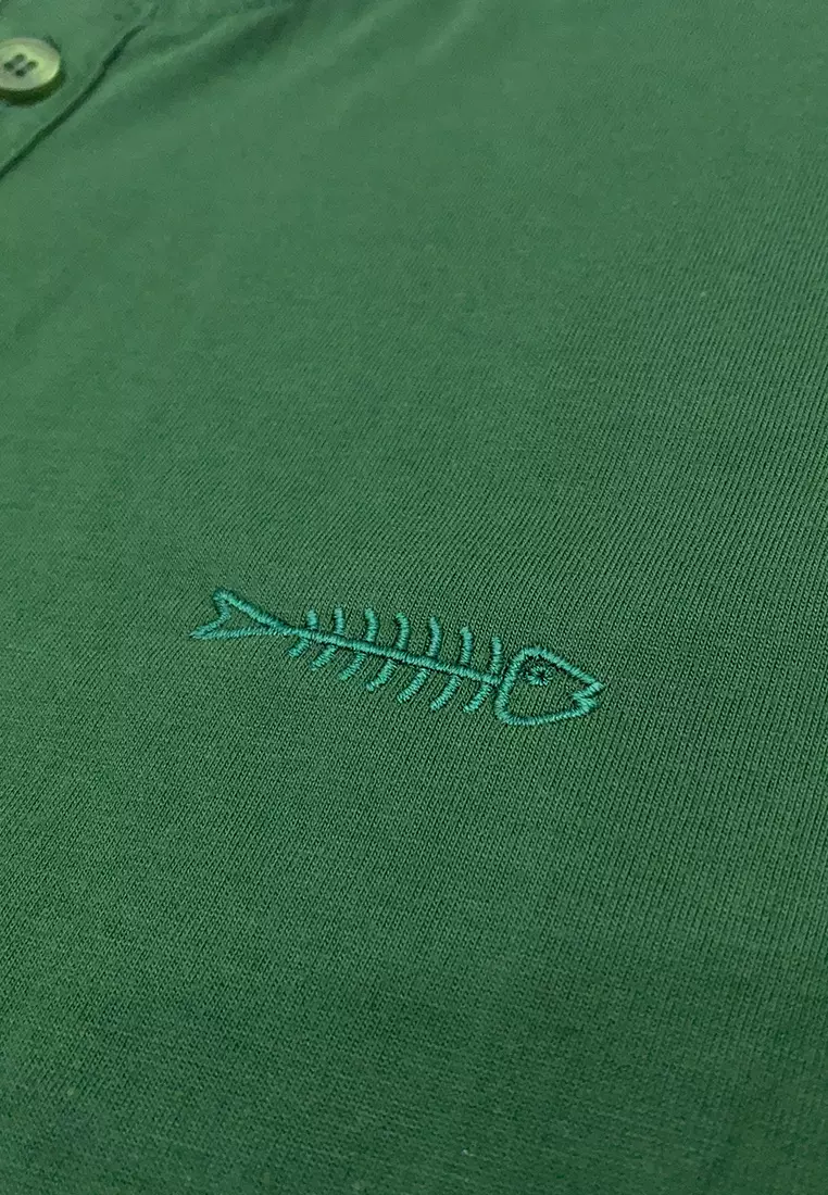 Jual IEBE Kaos Polos IEBE J1BM6006 Kancing Green Army Original 2024 ...