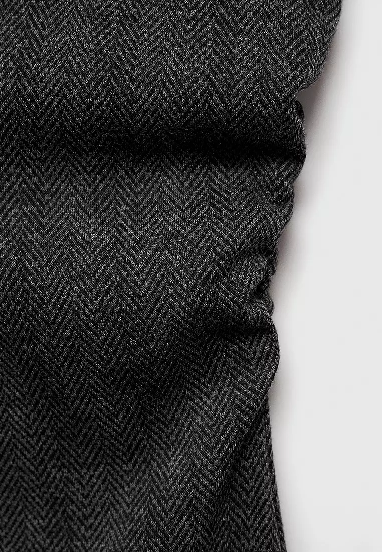 Buy Mango Herringbone Pattern Dress 2024 Online | ZALORA Philippines