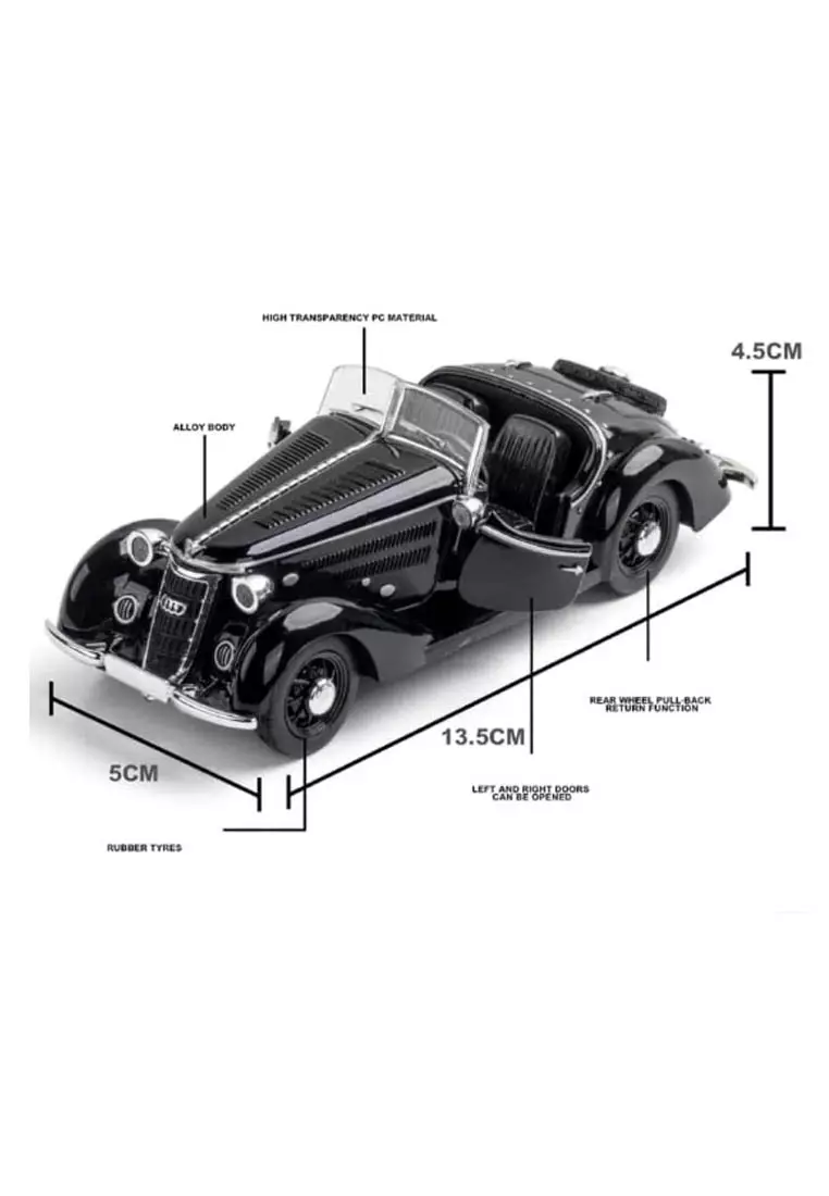 Buy Kiddie Cave Wanderer W25K Roadster Scale 1/32 1:32 Metal Die-Cast Model Toys Toy Car ...