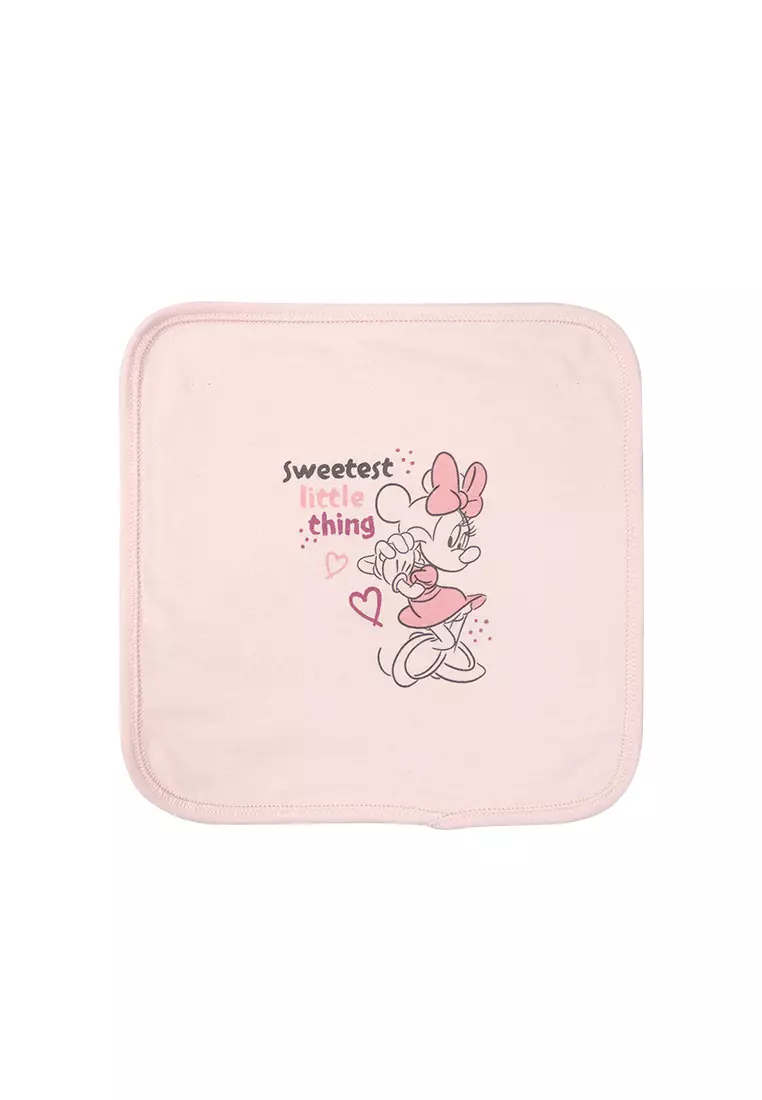 Buy Disney Ba Newborn Minnie Mouse Wash Cloth Pack Of Three - Light ...
