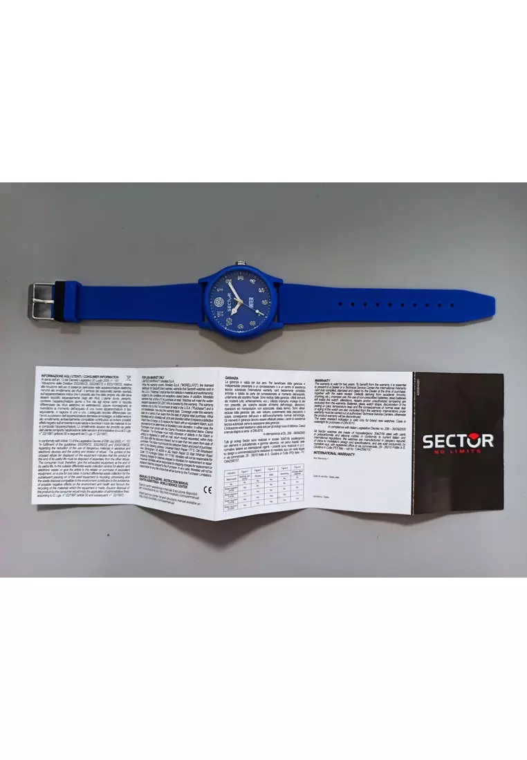 Buy Sector 【2 Years Warranty】Sector Inter Collection Ex-Q Blue Men's ...