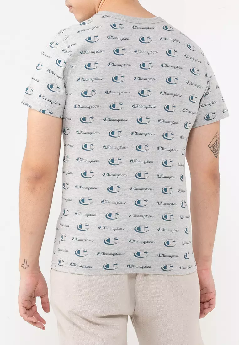 Buy CHAMPION Logo Monogram Print T-Shirt Online | ZALORA Malaysia