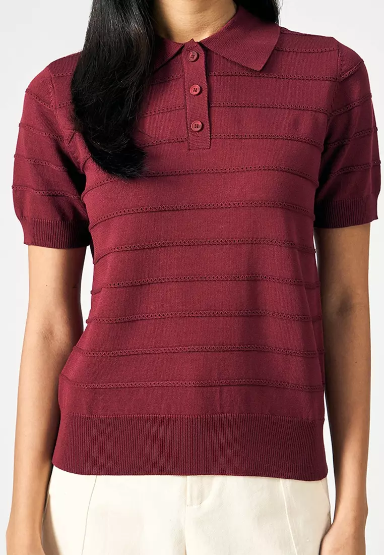 Buy MEMO Textured Polo Online | ZALORA Malaysia