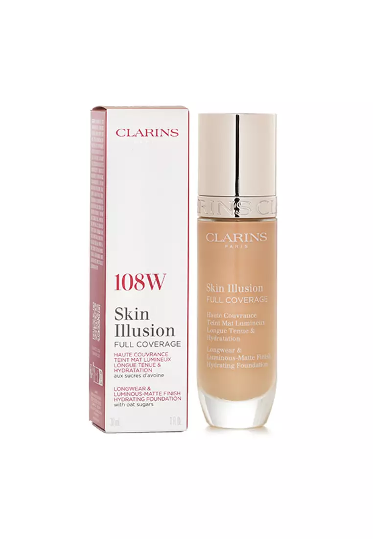 Buy Clarins CLARINS - Skin Illusion Full Coverage Foundation - # 108W ...