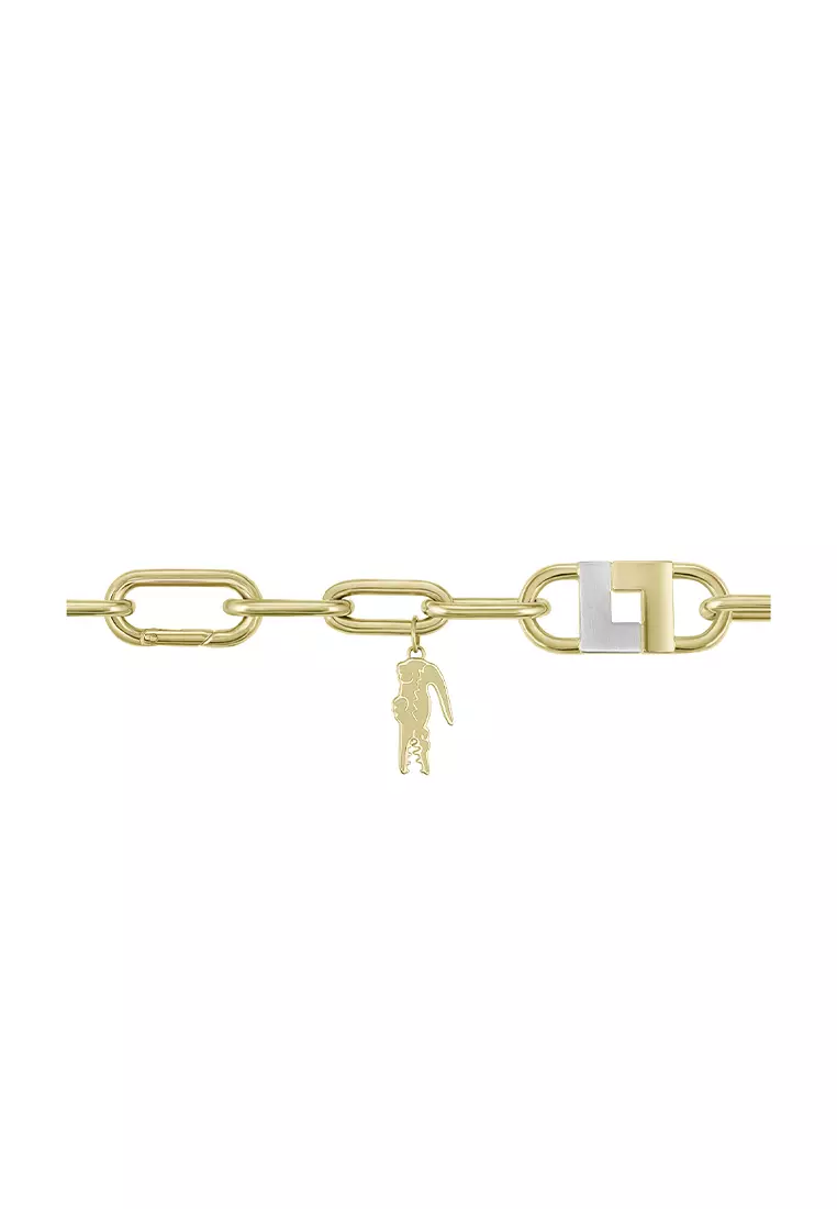 Buy Lacoste Jewelry Charms Gold Bracelet LAJ-2040162 2025 Online ...