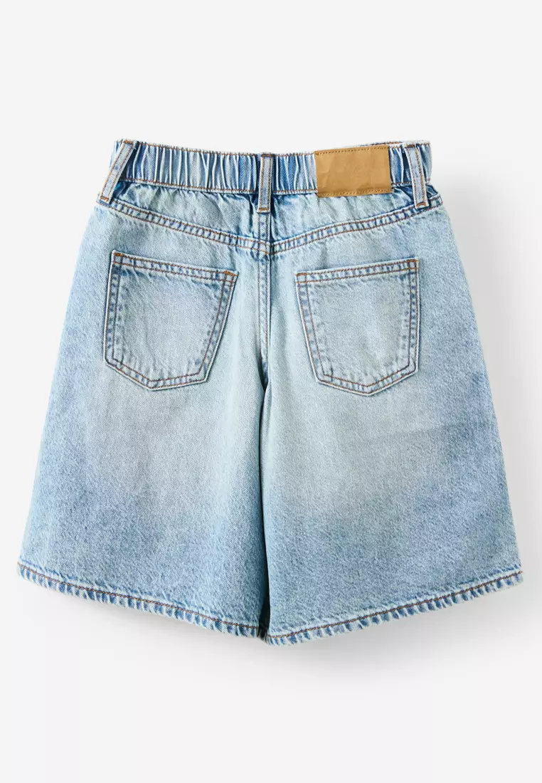 Buy Cotton On Kids Jayden Denim Jorts Online | ZALORA Malaysia
