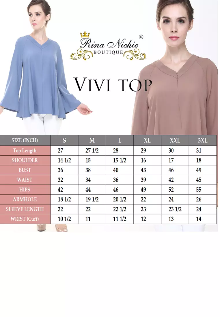 Buy Rina Nichie Basic Vivi Top in Black Online | ZALORA Malaysia