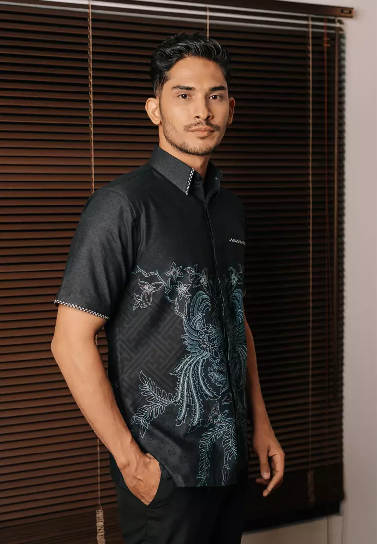 Jual Hadinata Batik Hadinata Embroidery Batik Kemeja Pendek Logan ...