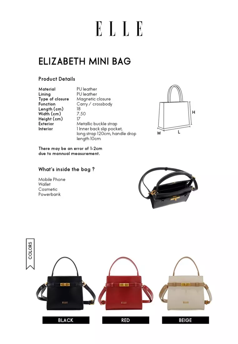 網上選購 ELLE ELIZABETH MINI BAG 2025 系列 | ZALORA香港