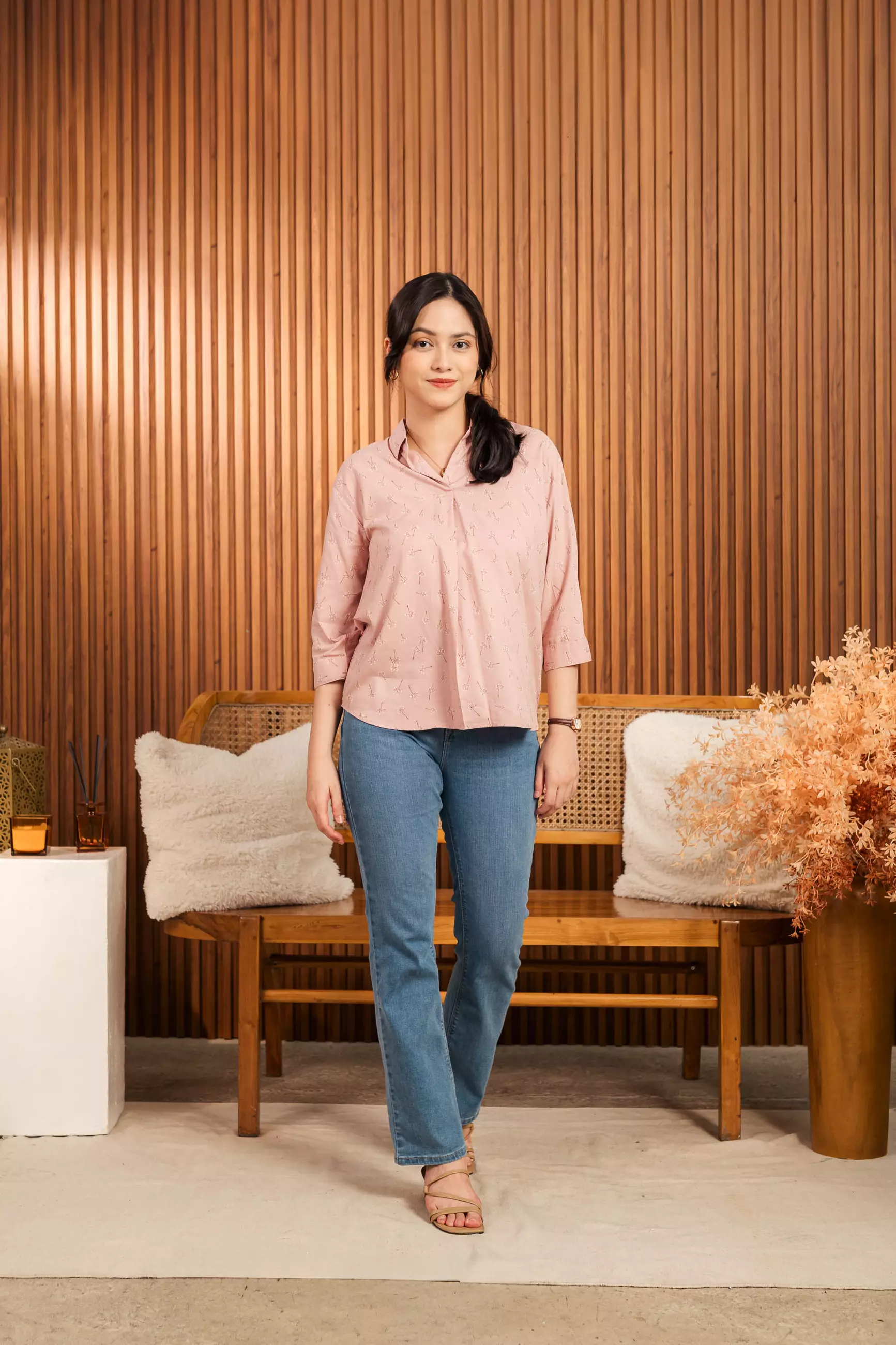 Jual C2 Outfitters C2 Gobnat Pink Basic Blouse Wanita Original 2025 ...