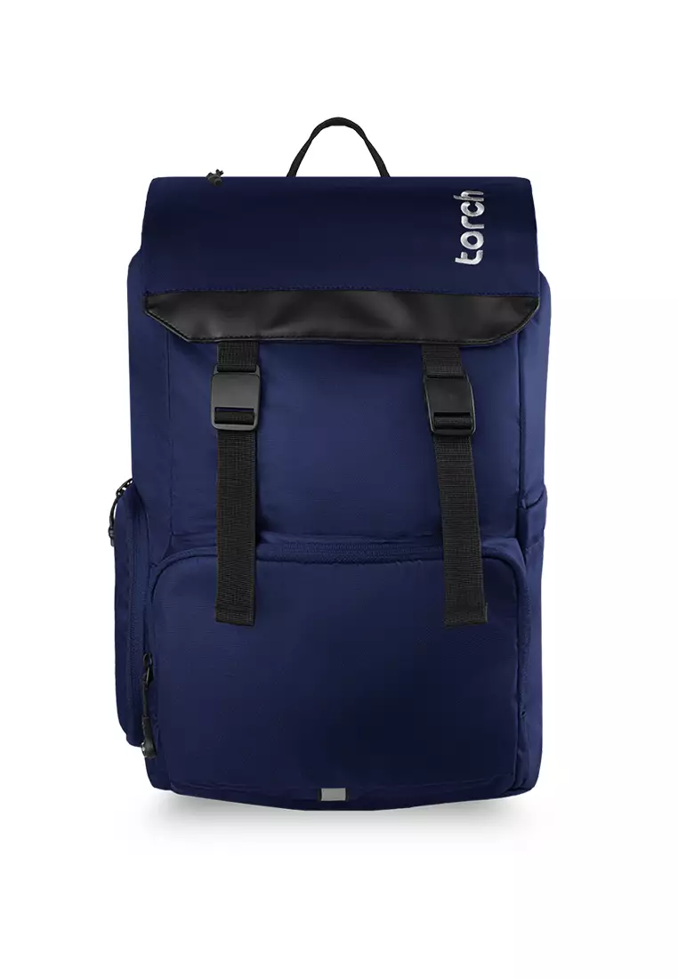 Jual TORCH.ID Torch Gatra Navy Backpack Original 2025 | ZALORA Indonesia