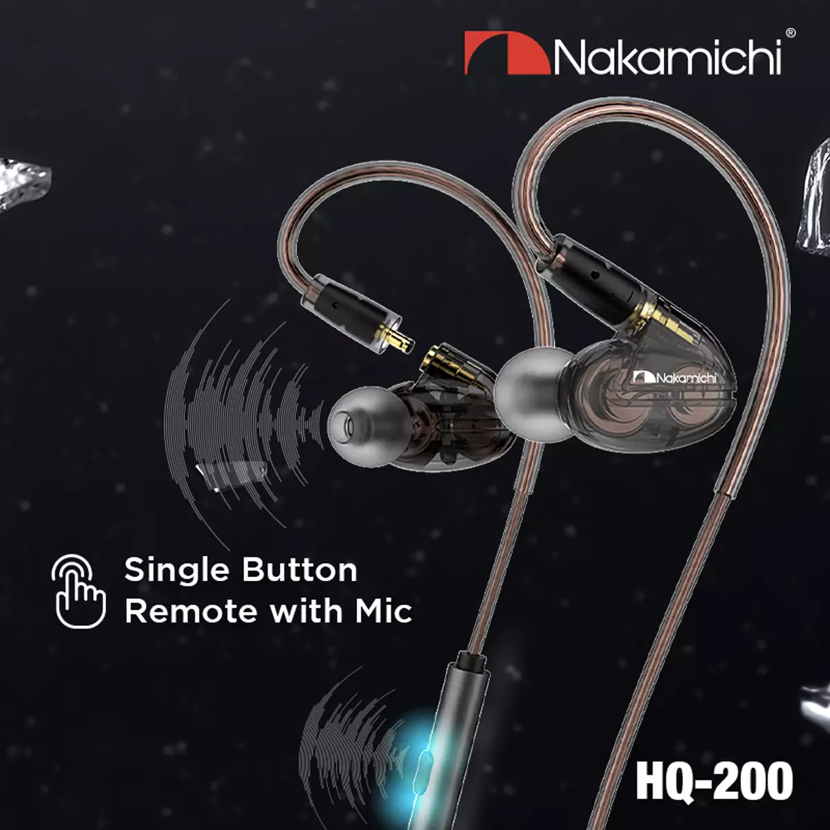 Jual NAKAMICHI Nakamichi HQ 200 Dual Dynamic Driver In Ear Monitor ...