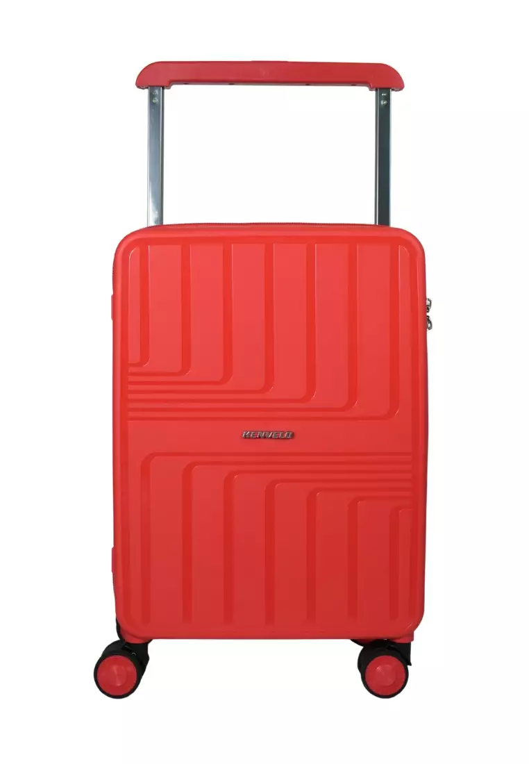 Buy Kenvelo Kenvelo 20 inch PP Wide Trolley Case Secure zip & TSA lock ...