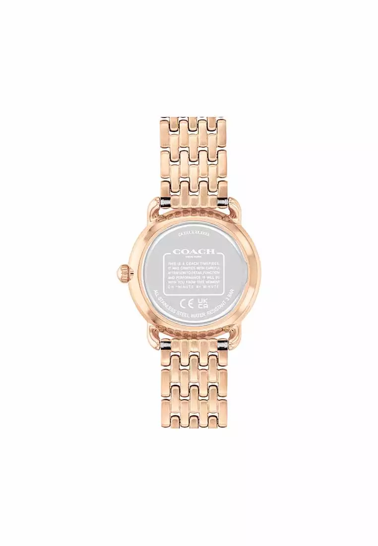 Buy Coach Elliot Women's Watch Ionic Plated Rose Gold Steel Strap ...
