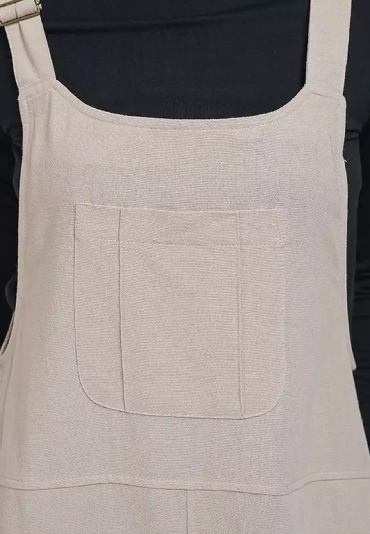 Jual DUST DUST Overall Tiara Cream (D. 4591) Original 2024 | ZALORA ...