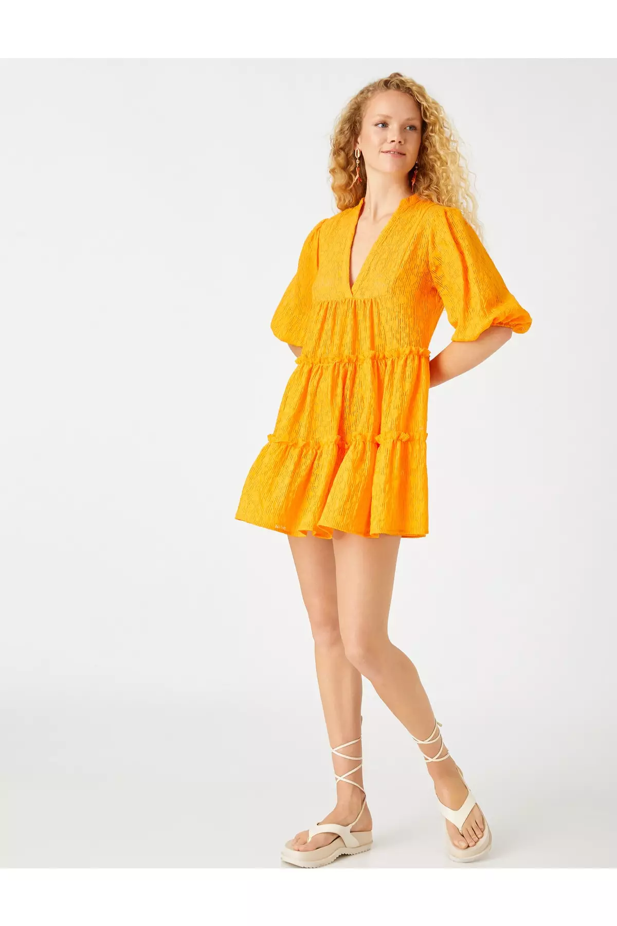 KOTON Textured Mini Dress 2025 | Buy KOTON Online | ZALORA Hong Kong