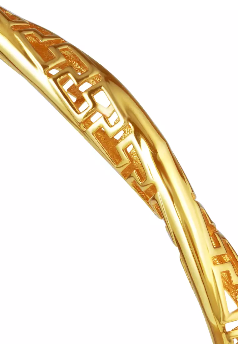 Buy TOMEI TOMEI Harmony & Perfection Bangle, Yellow Gold 916 2024 ...