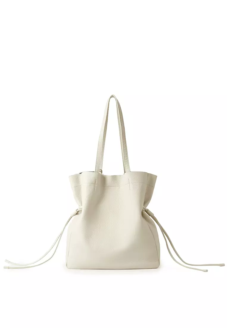 RABEANCO RUTA Tote - Cream Beige 2025 | Buy RABEANCO Online | ZALORA ...