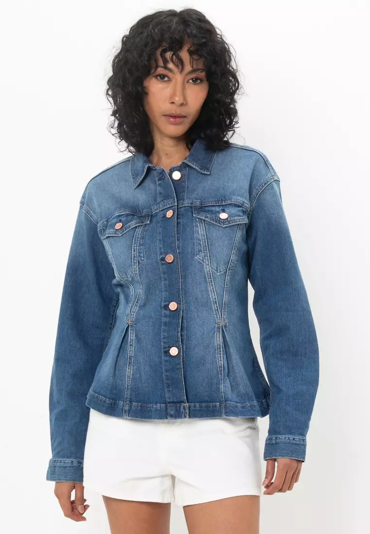 Buy GAP Cinched Denim Jacket 2025 Online | ZALORA