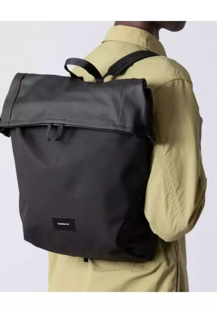 Buy Sandqvist Sandqvist Alfred Backpack - Black Online | ZALORA Malaysia