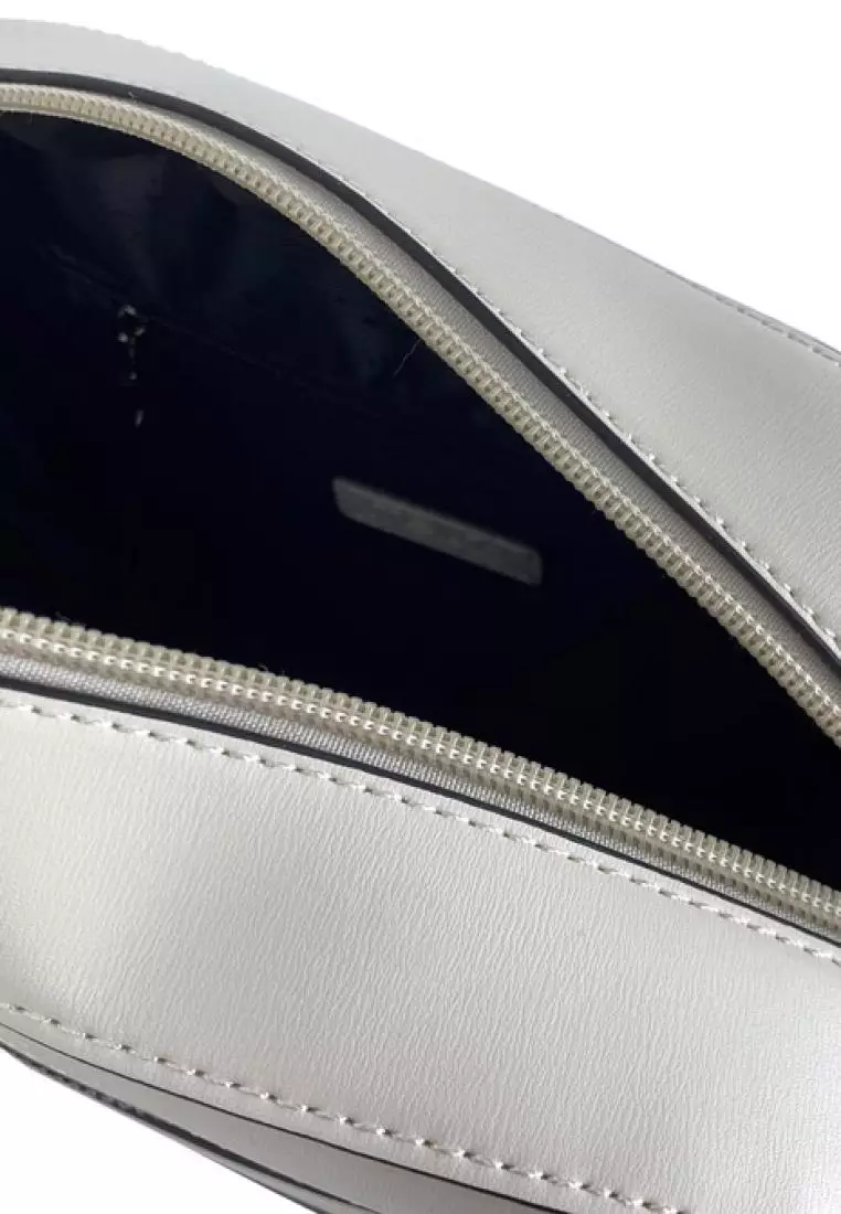 Mel&Co Double Zipper Front Boxy Sling Bag With Stitch Detail 2024 | Buy ...