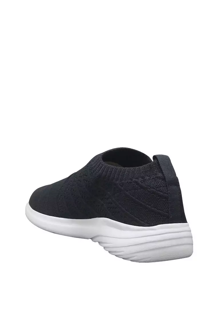 Jual Precise Precise Flexnit Itzel W Sepatu Sneakers Slip On - Black ...