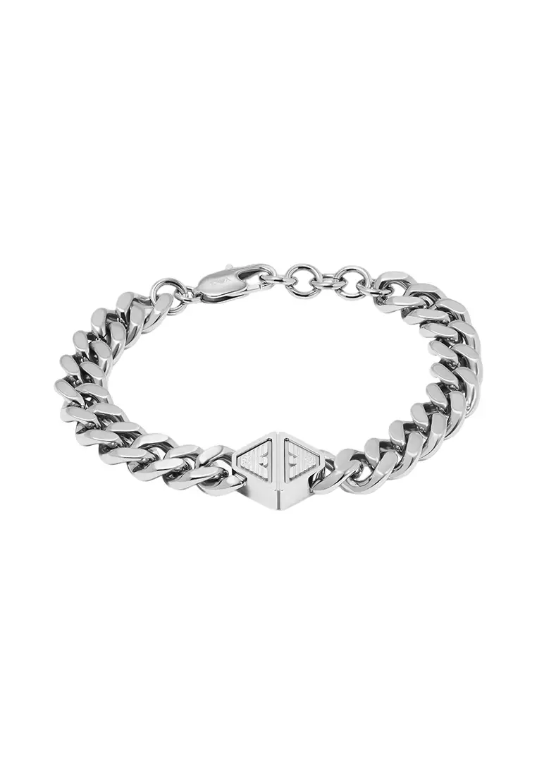 Buy Emporio Armani Unisex Bracelet in Silver EGS3132040 2026 Online ...
