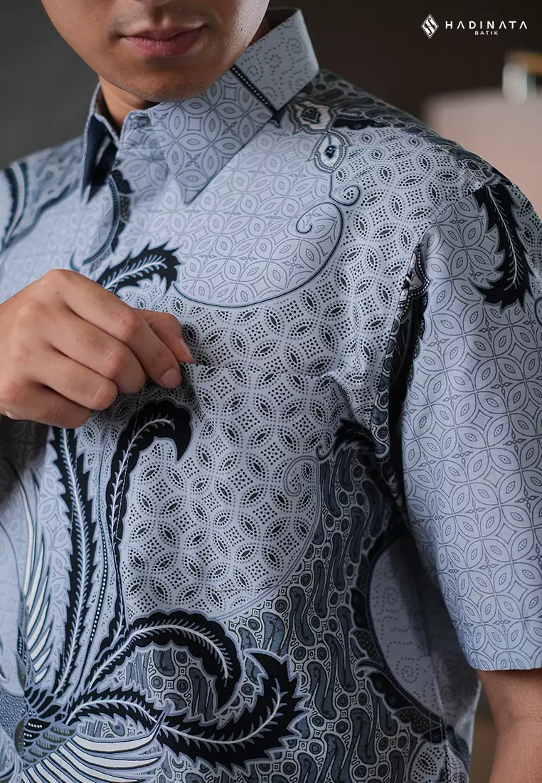 Jual Hadinata Batik Hadinata Batik Premium Pria Kemeja Pendek Superfine ...