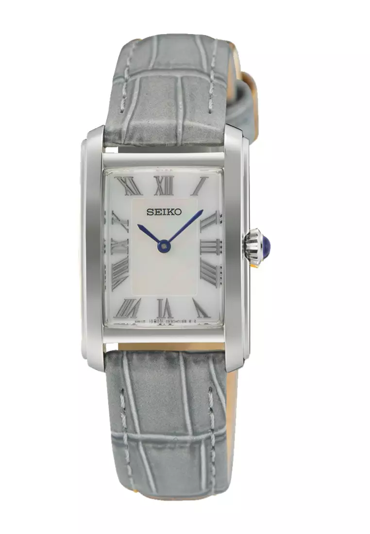 Buy Seiko Seiko Essentials Collection Rectangular Case Mother-Of-Pearl ...