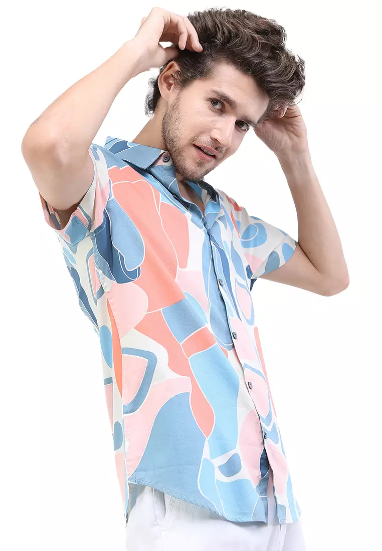 線上選購 HIGHLANDER Pink Slim Fit Shirt | ZALORA 台灣