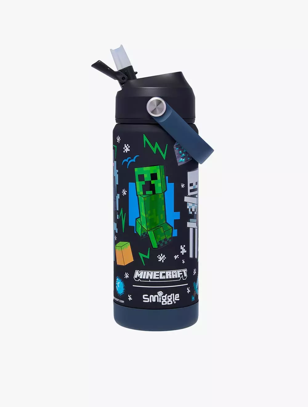Jual Smiggle Smiggle Minecraft Squiggle Insulated Stainless Steel Drink ...