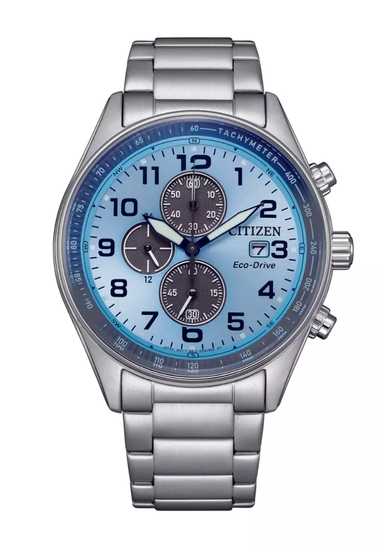 Buy Citizen Citizen Gent Beginning Blue Series Chronograph Light Blue ...