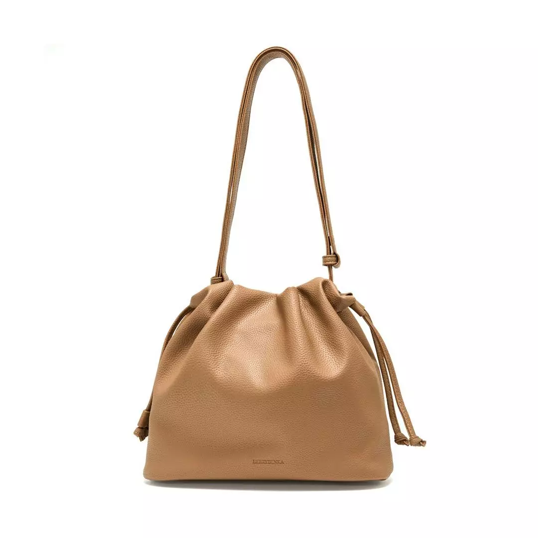 Jual Berrybenka Label Sofia Raina Bucket Bags Taupe Original 2026 ...