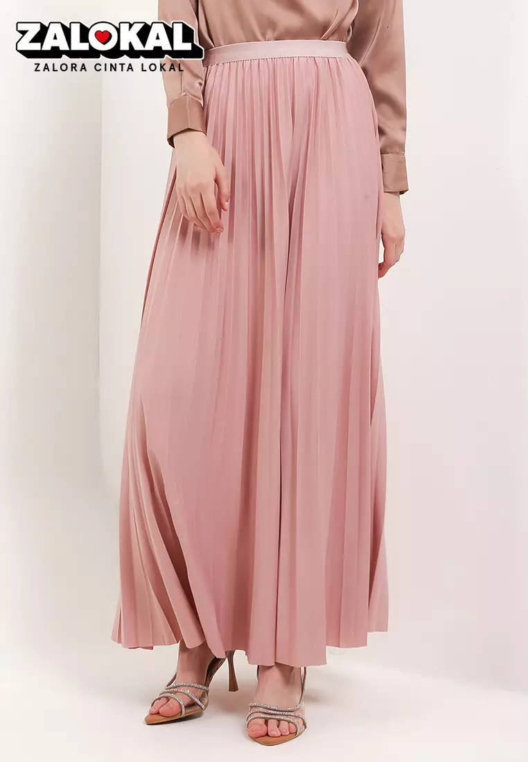 Jual FAV Maxi Pleats Skirt Original 2025 | ZALORA Indonesia