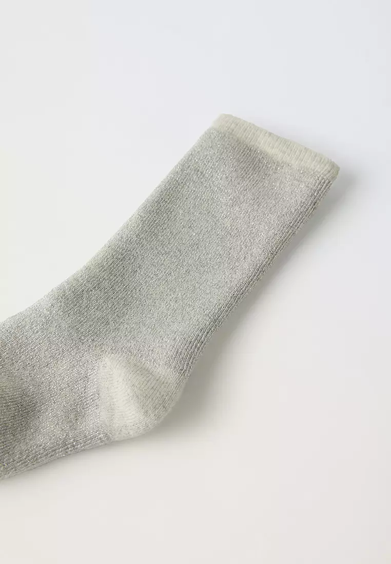 Buy ZARA Shiny Thermal Socks 2026 Online | ZALORA Philippines