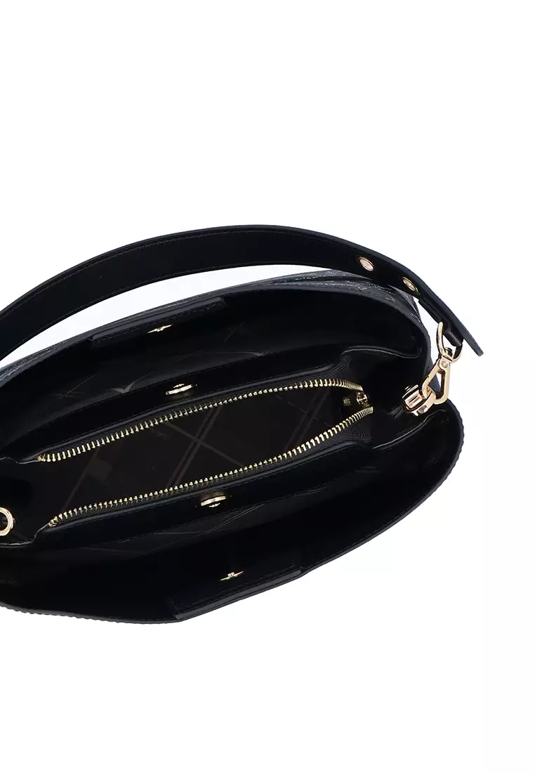 Buy Carlo Rino Black The Dainty Dame Shoulder Bag Online | ZALORA Malaysia