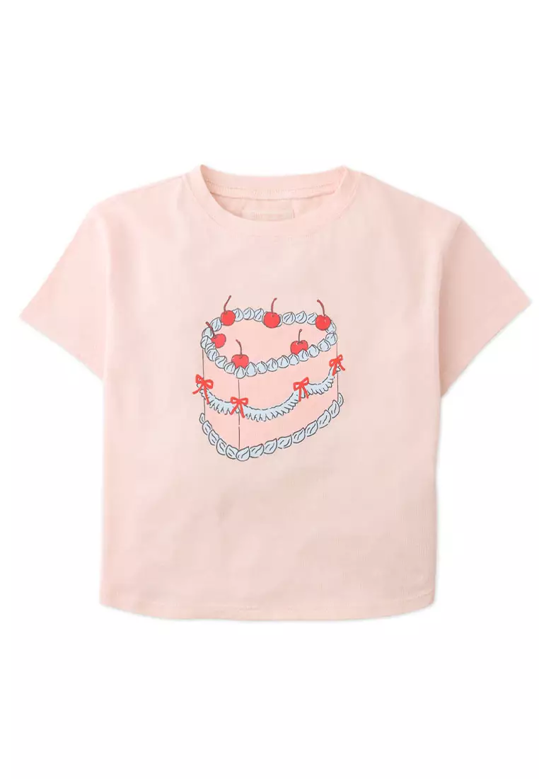 Buy Gingersnaps Kairi T-Shirt with Cake Spot Print 2026 Online | ZALORA ...