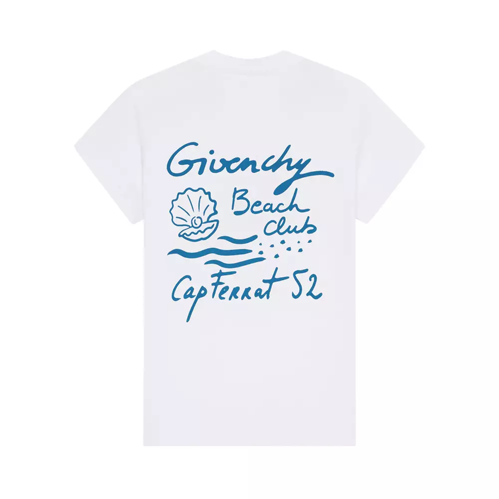 Jual Givenchy Givenchy Beach Club Slim Fit T-Shirt White Original 2024 ...