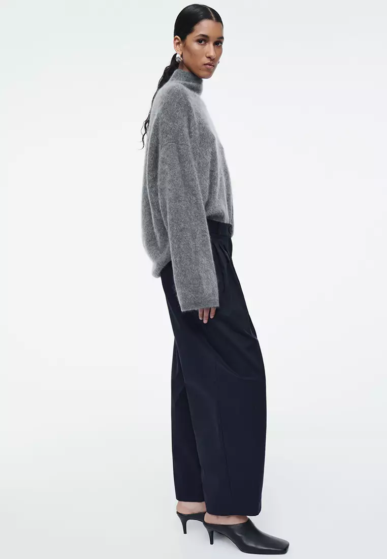 Buy COS Pleated Barrel-Leg Trousers 2025 Online | ZALORA