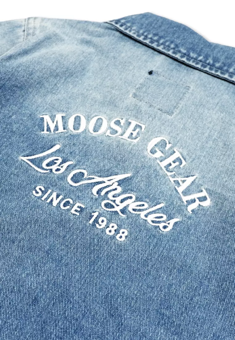 Buy Moose Gear Boys Denim Jacket with Embroidery Details 2024 Online ...
