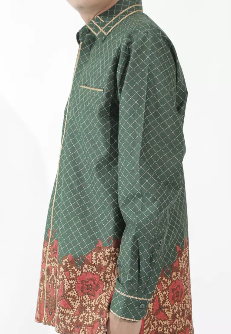 Jual House of Kain Kemeja Batik Katun Smock Original 2024 | ZALORA ...