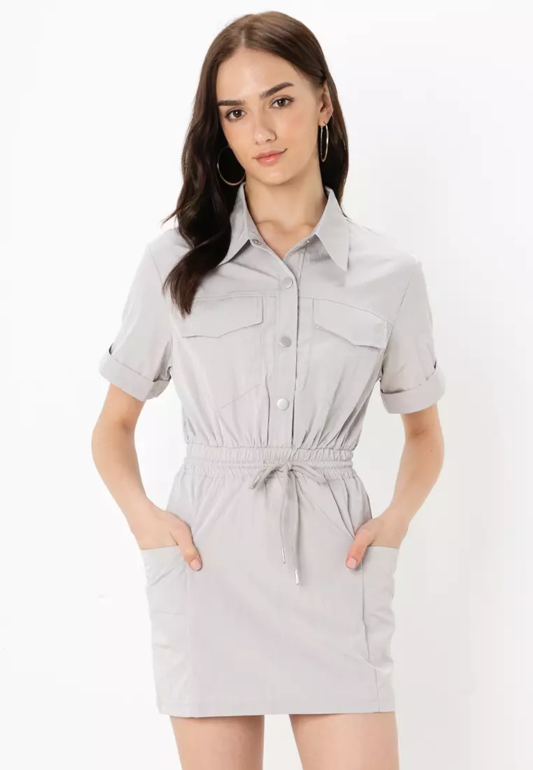 Buy AIR SPACE Safari Mini Dress Online | ZALORA Malaysia