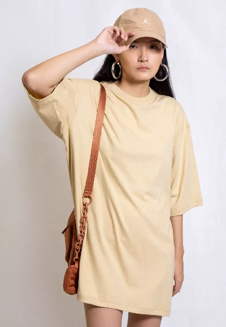 Jual Ocwa Studio OCWA ATHENA OVERSIZED DRESS BEIGE Original 2023 | ZALORA Indonesia