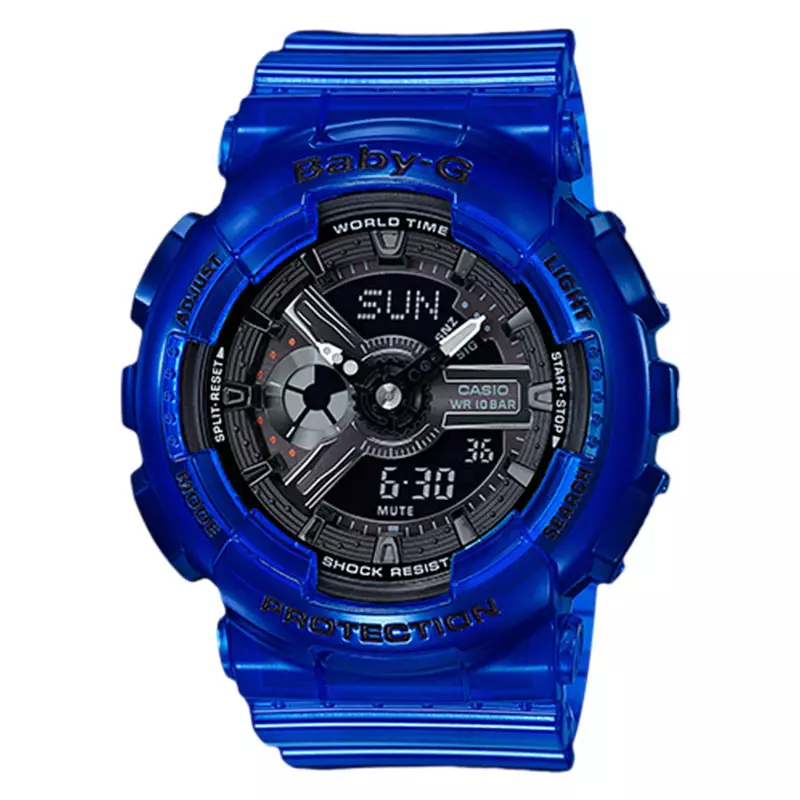 Jual CASIO Jam Tangan Wanita Casio Baby-G BA-110CR-2ADR Aqua Planet ...