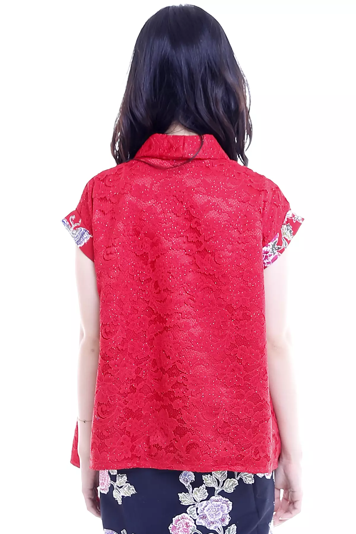 Jual DhieVine Batik Kochi Encim Merah Kebaya Original 2025 | ZALORA ...